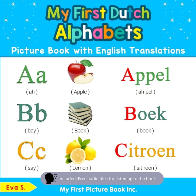 Teach & Learn Basic Dutch Words for Chil My First Dutch Alphabets ...