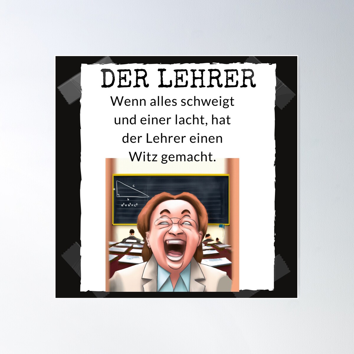 Teacher And Student Sayings For The Classroom Poster Wall Art, Modern ...