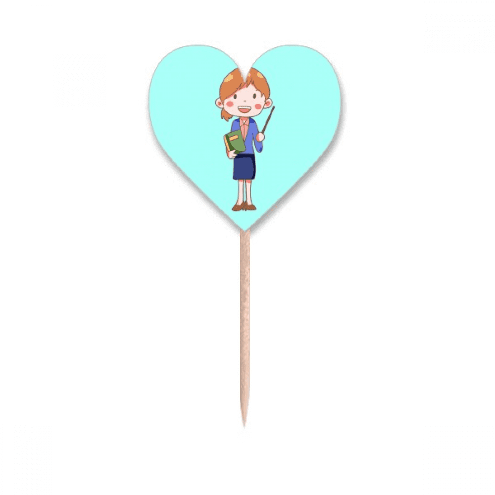 Teacher Animation Outline Role Tutor Toothpick Flags Heart Lable ...