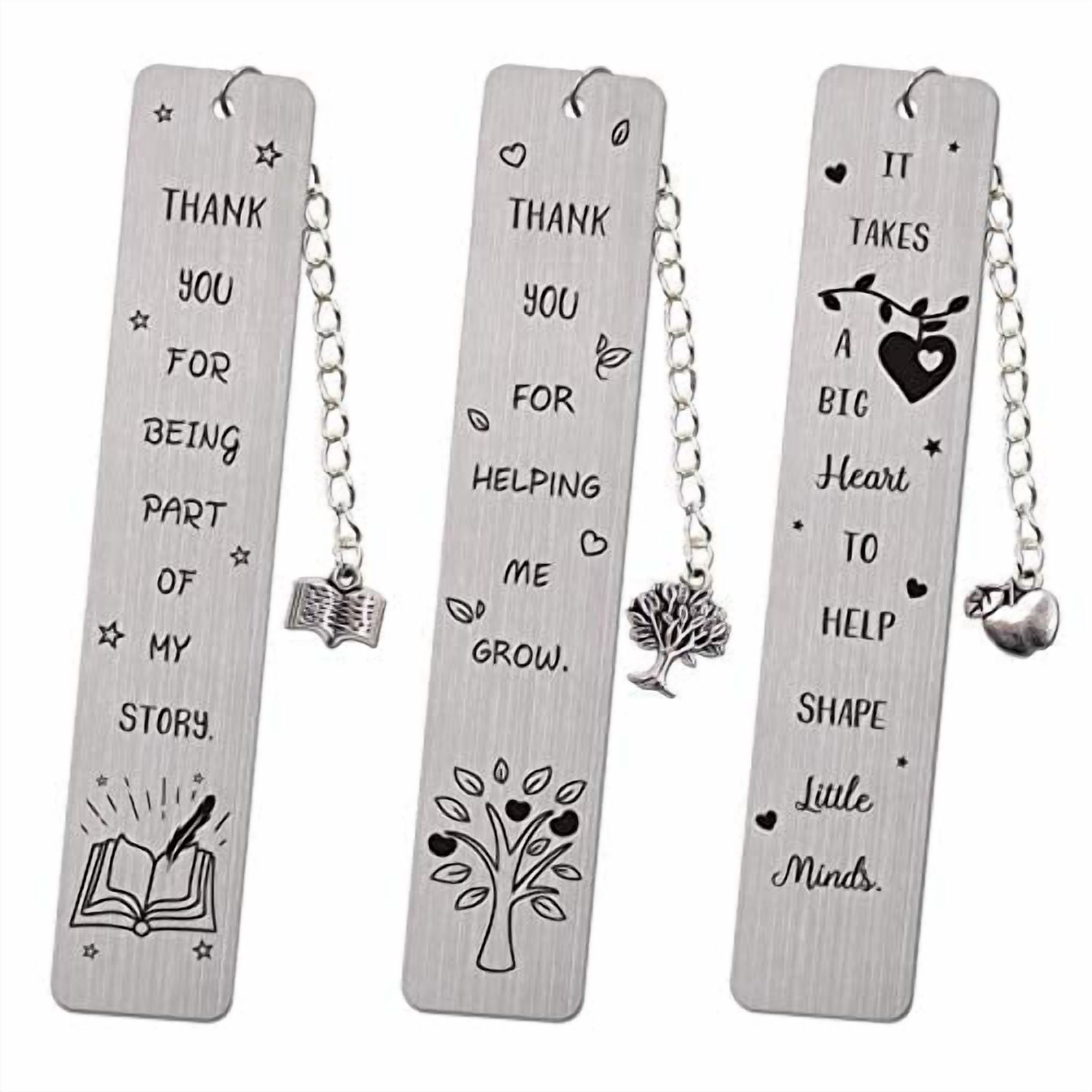 Teacher Appreciation Bookmark Teachers Gifts Thank You Gifts from ...