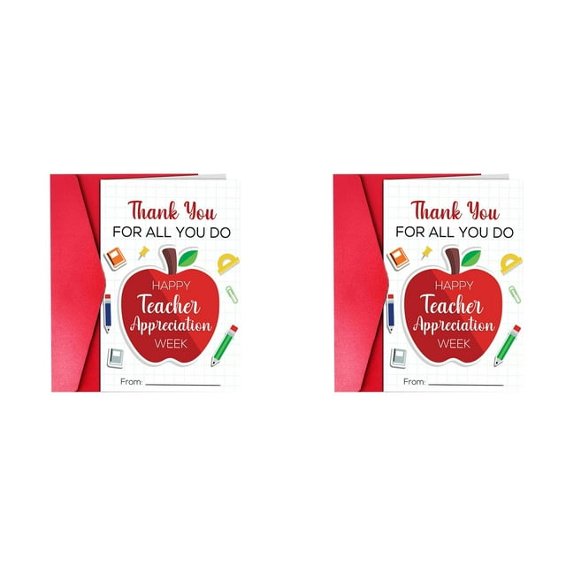 Teacher Appreciation Card Teacher Appreciation Gift Card Bulk Teacher's ...
