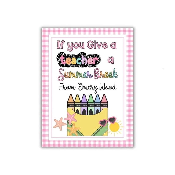 Teacher Appreciation Gift Card Booklet Elegant Design With Thoughtful ...