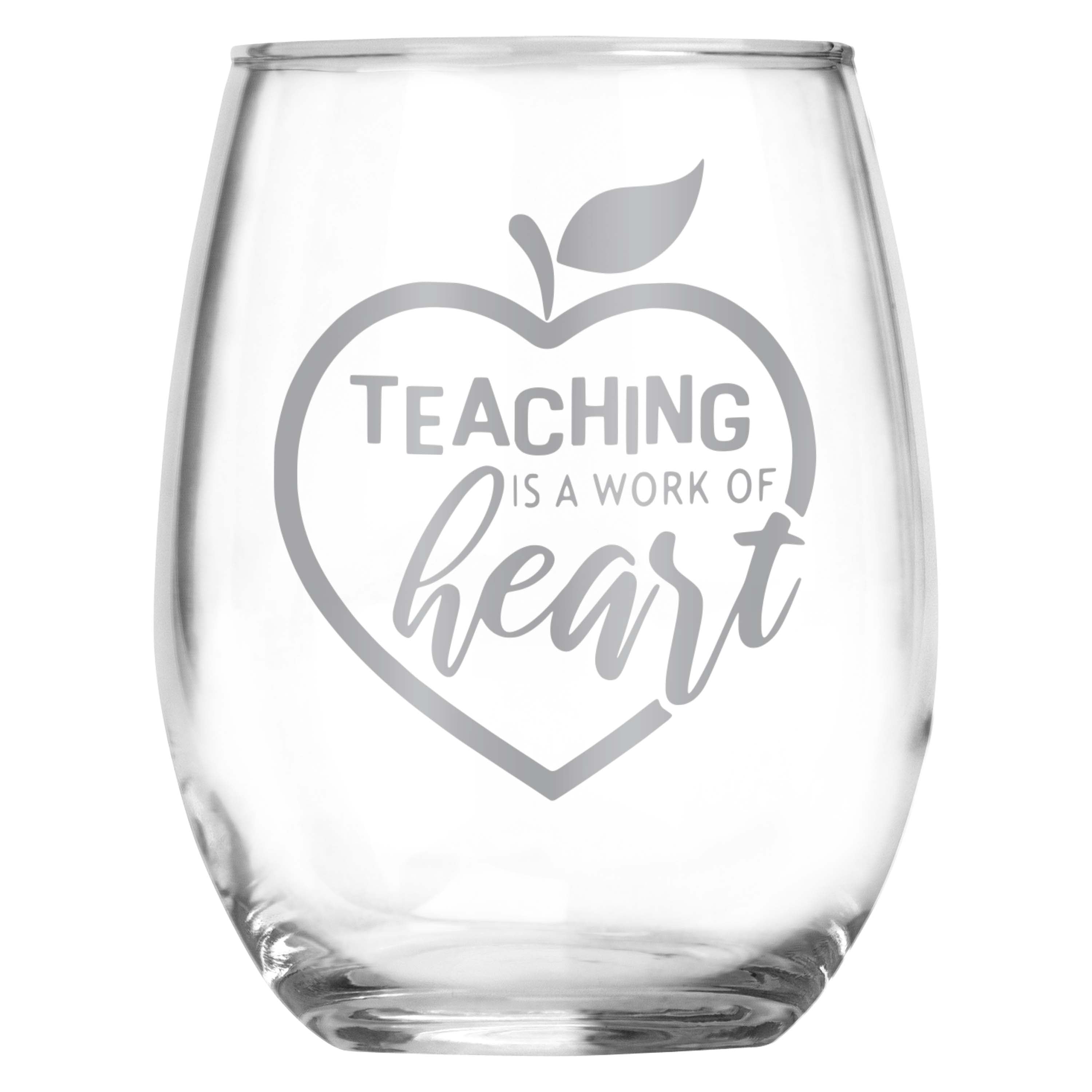 Teacher Appreciation Gift | Stemless Wine Glass | Elementary , High ...