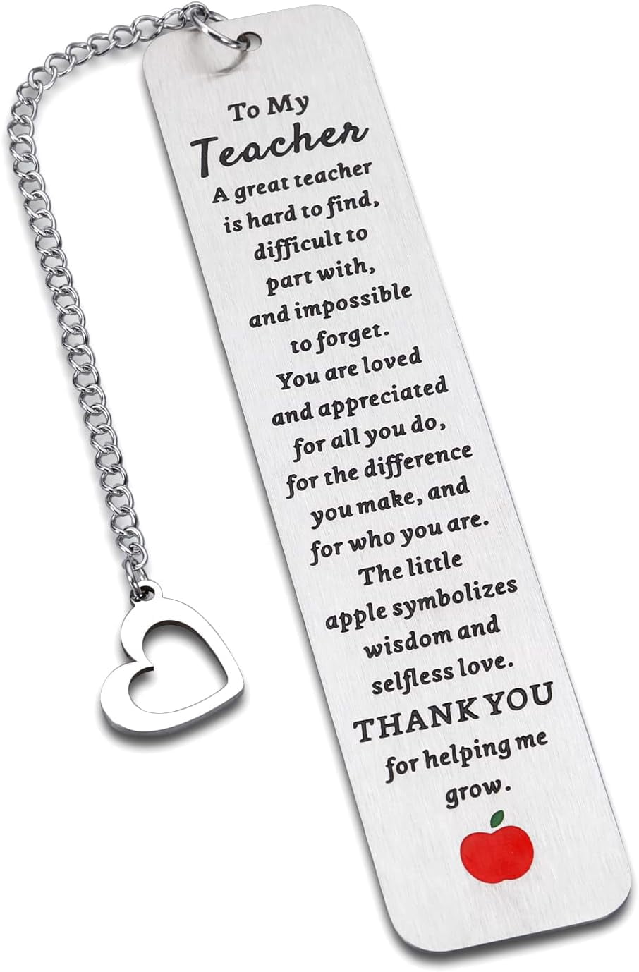 Teacher Appreciation Gift Teacher’s Day Bookmark Thank You Gifts for ...