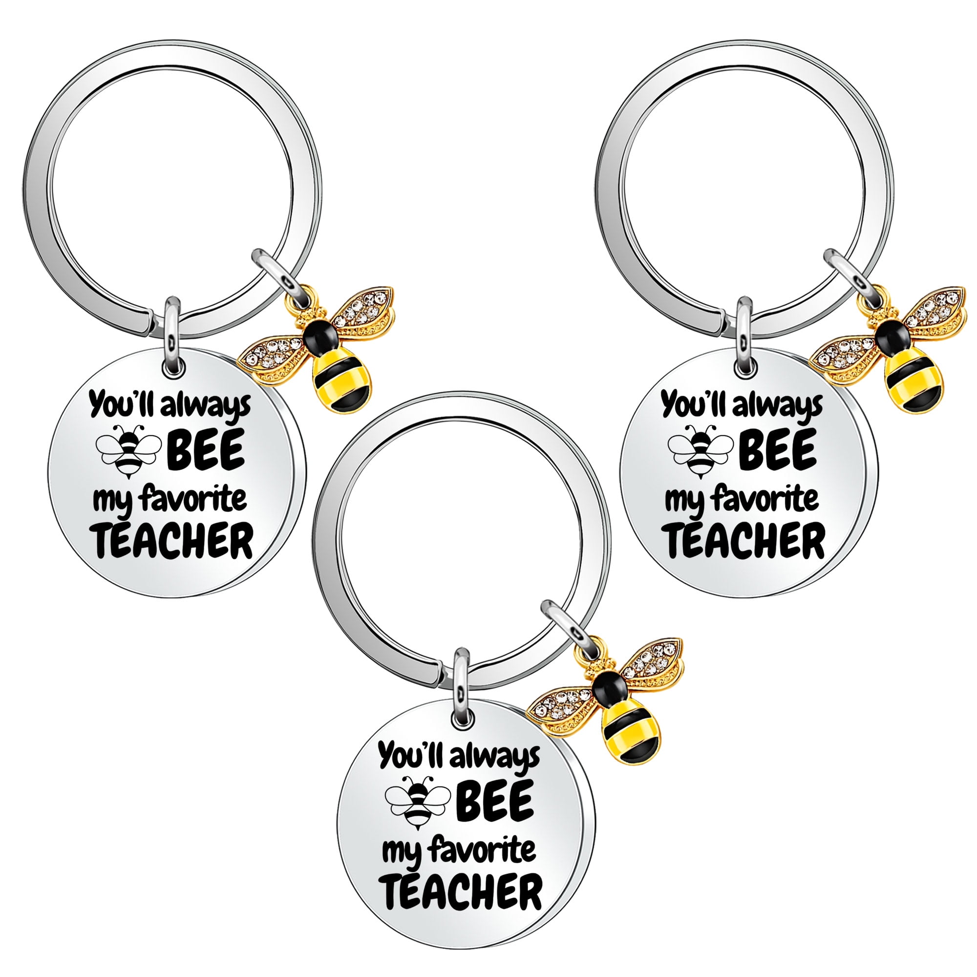 Teacher Appreciation Gifts 3 PCS Teacher's Day Gifts Key Chain for ...
