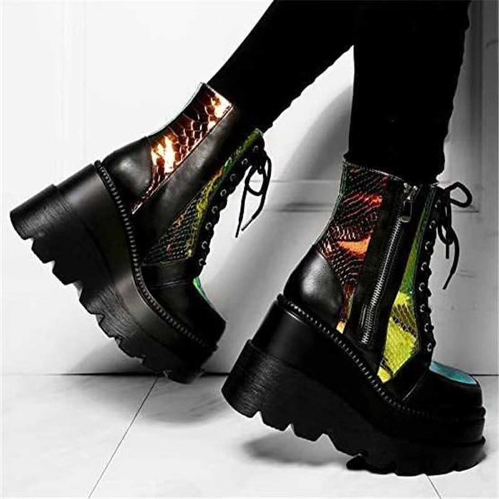 Teacher Appreciation Gifts AXXD Wedges Ankle Boots,2024 Ladies Shoes ...