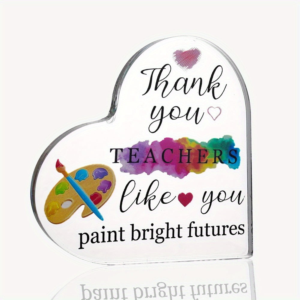 Teacher Appreciation Gifts Acrylic Decorative Souvenirs Year-End ...