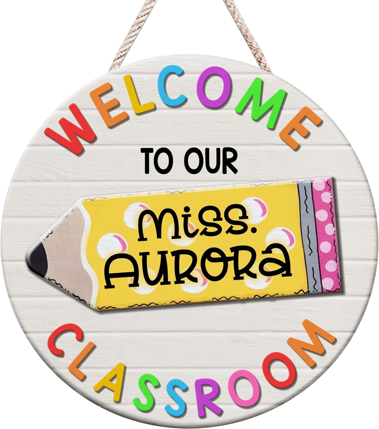 Teacher Appreciation Gifts, Personalized Teacher Signs for Classroom ...