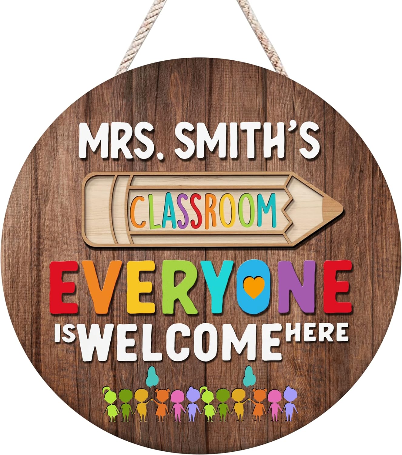 Teacher Appreciation Gifts, Personalized Teacher Signs for Classroom ...