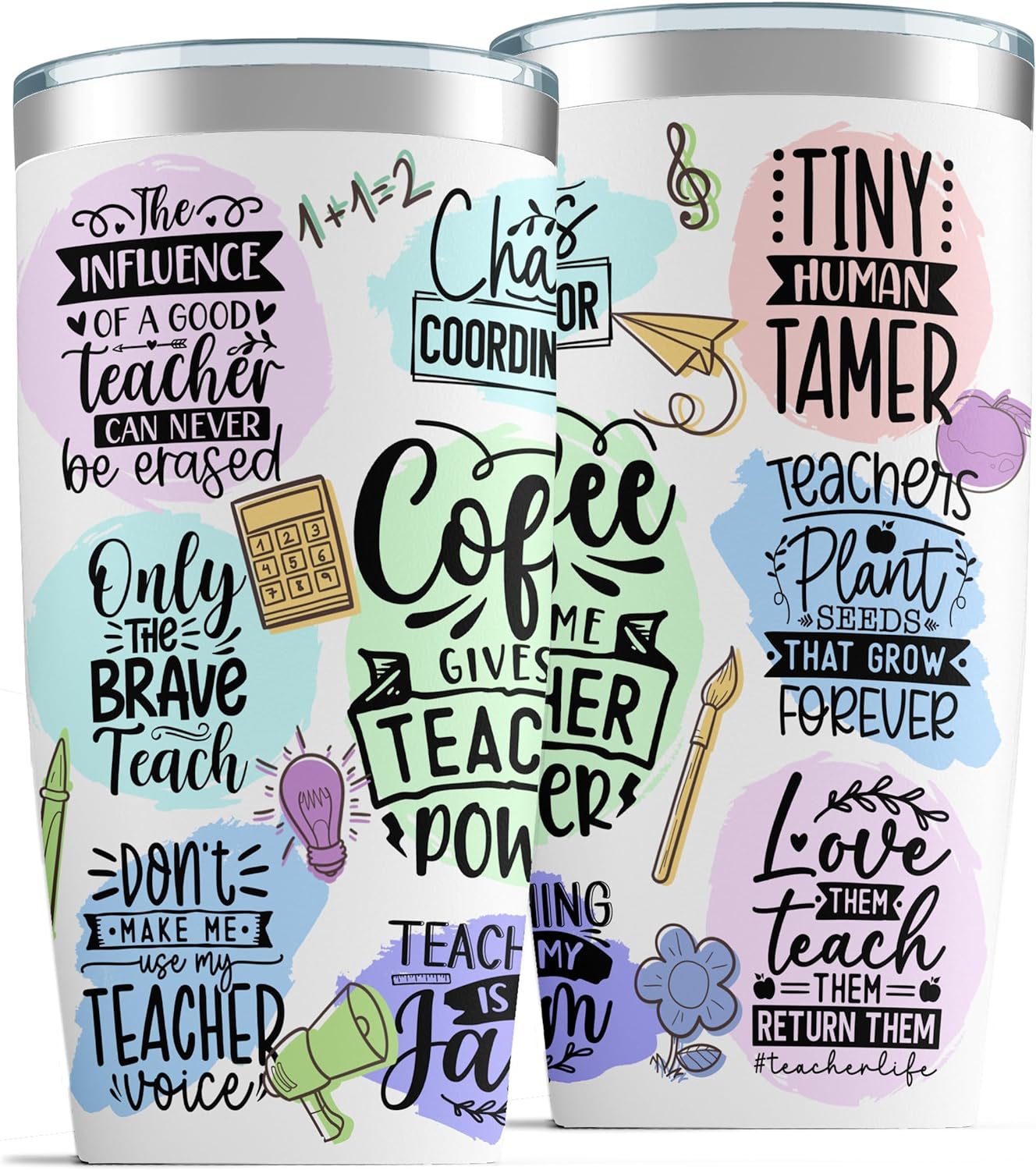 Teacher Appreciation Gifts for Women - 20 Oz Insulated Tumbler, Mug, and Cup, Graduation Gifts ...