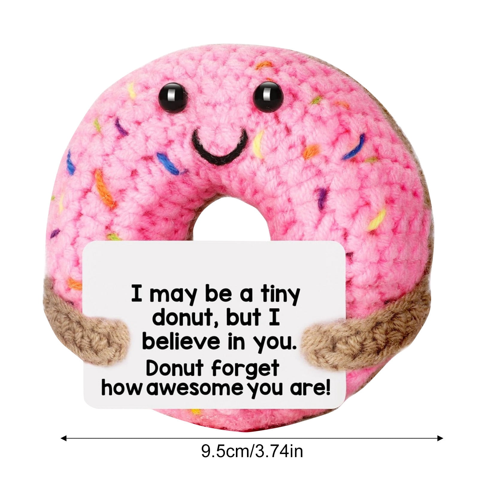 Teacher Appreciation Gifts for Women - Funny Handmade Crochet Donut ...