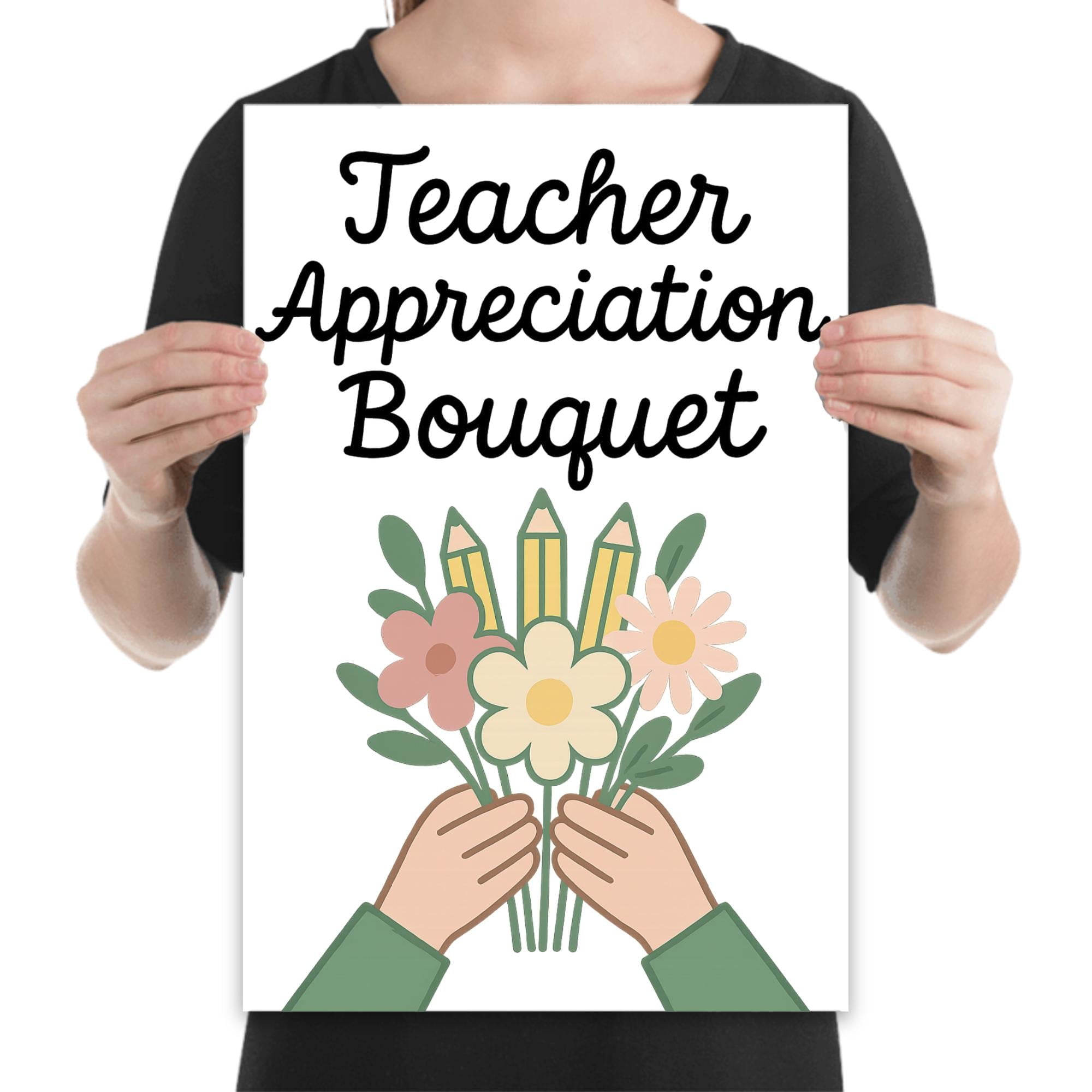 Teacher Appreciation Poster, 13x19 glossy print for classroom and ...