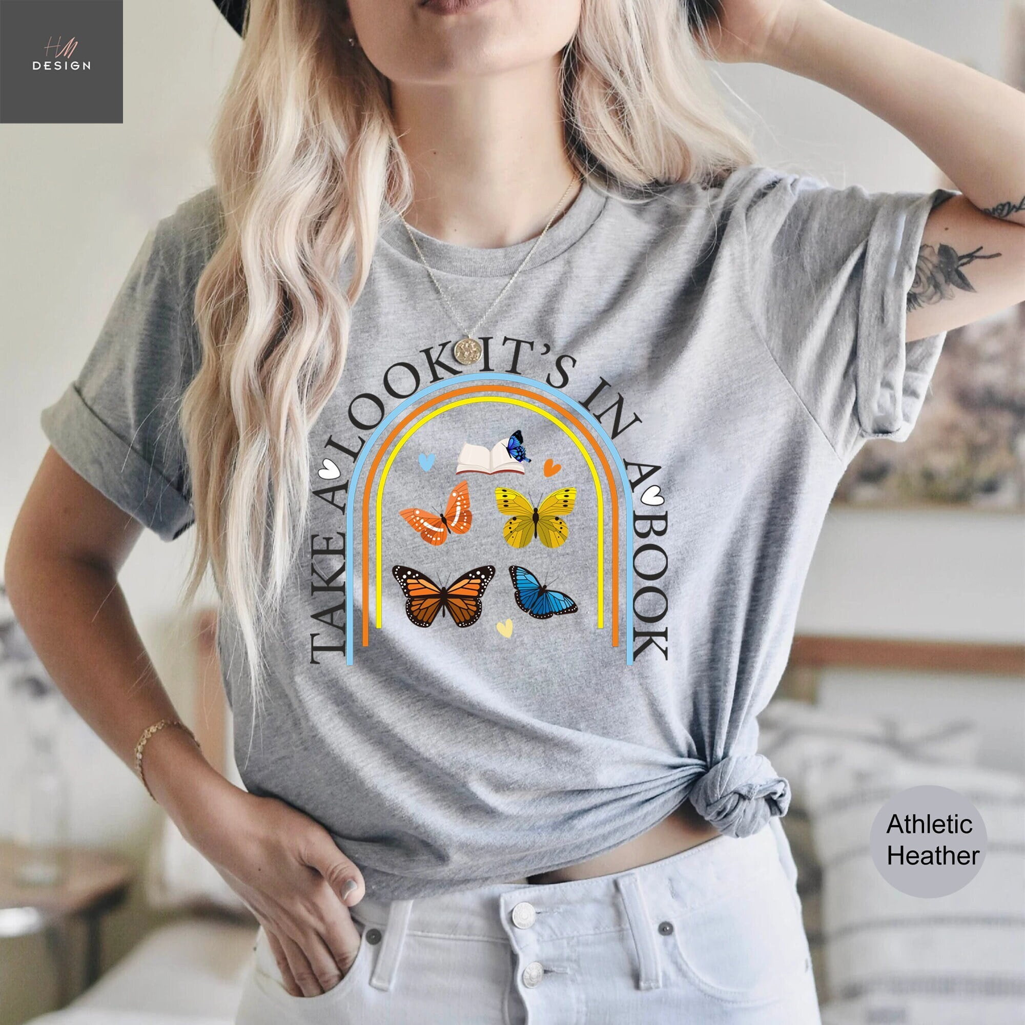 Teacher Appreciation Shirt, Teacher Shirt, Take a Look, It's In A Book ...