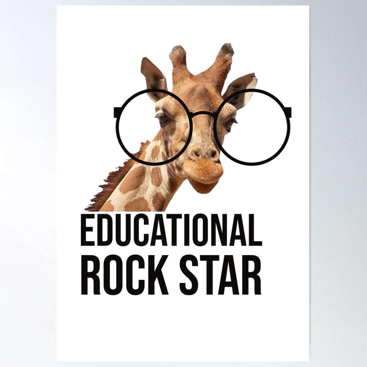 Teacher -Be Teacher - Educational Rock Star Poster Wall Art, Modern ...