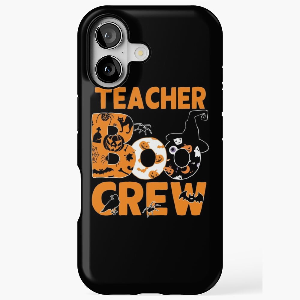 Teacher Boo Crew Funny Halloween Teacher Gift Protective Cover for ...