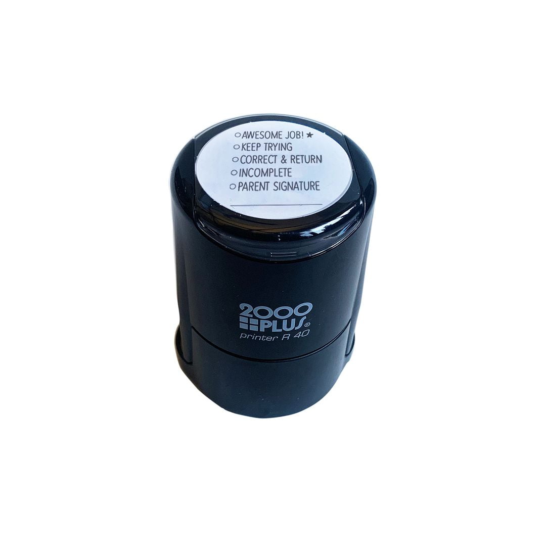 Teacher Checkbox Stamp / 2000 Plus Self Inking Student Work Stamper / 1 ...