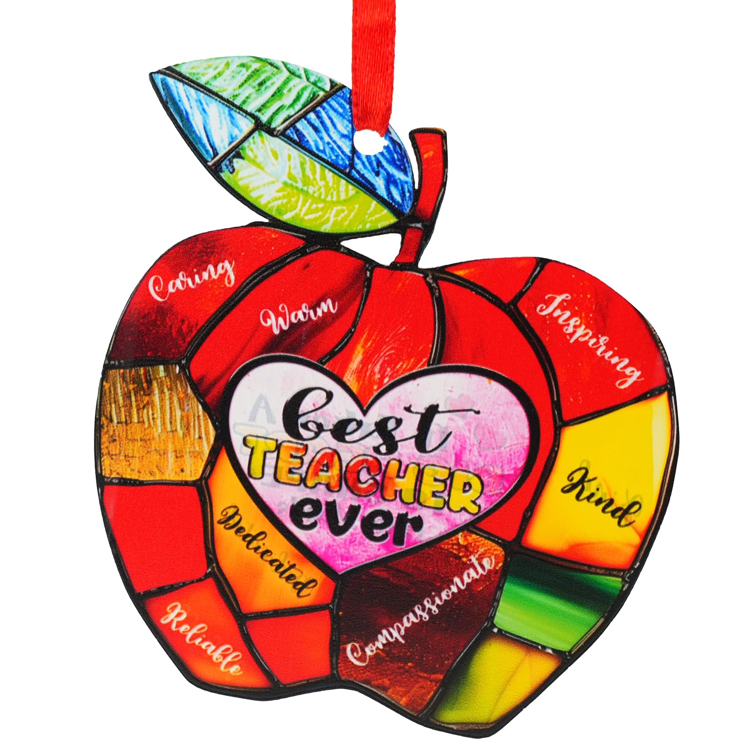 Teacher Christmas Acrylic Ornament - It Takes a Big Heart to Shape ...