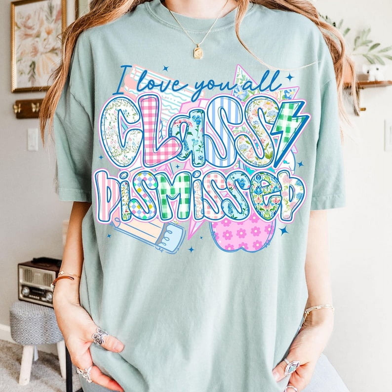 Teacher Class Dismissed T-shirt, Kids Summer Break T-shirt, Last Day of ...