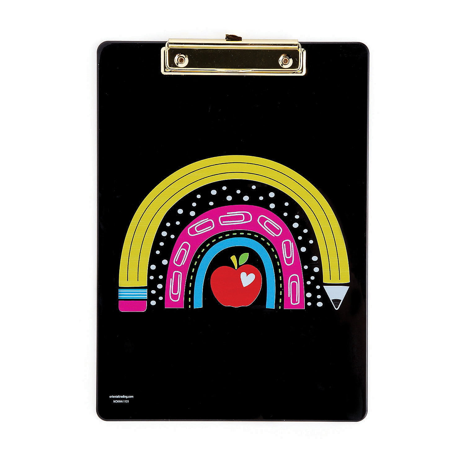 Teacher Clipboard with Rainbow - Walmart.com