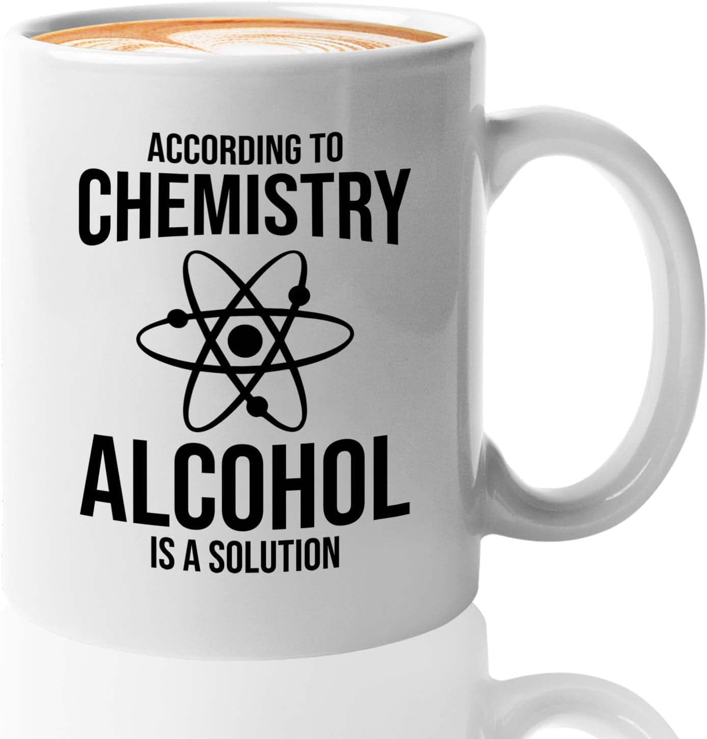 Teacher Coffee Mug 11oz White - According to chemistry alcohol is a ...