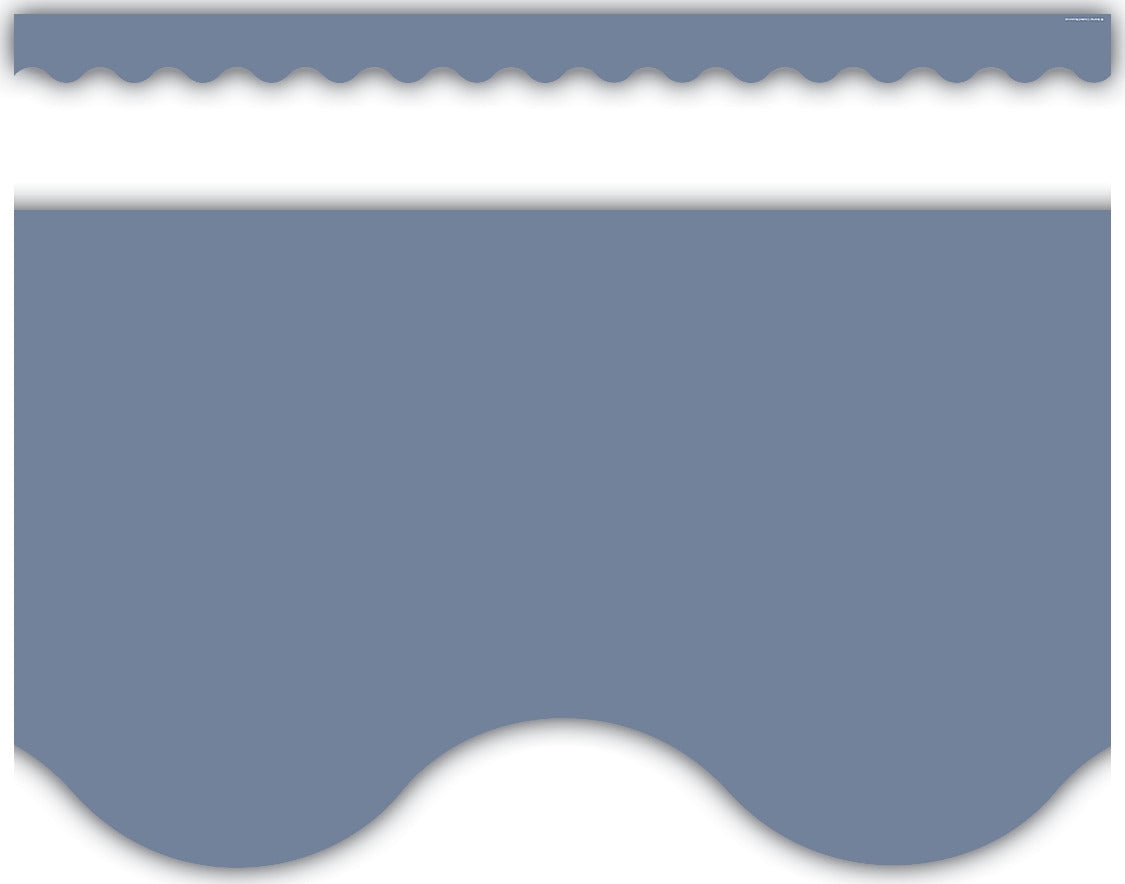 Aegean Blue Scalloped Border Trim [TCR6685] - Walmart Business Supplies