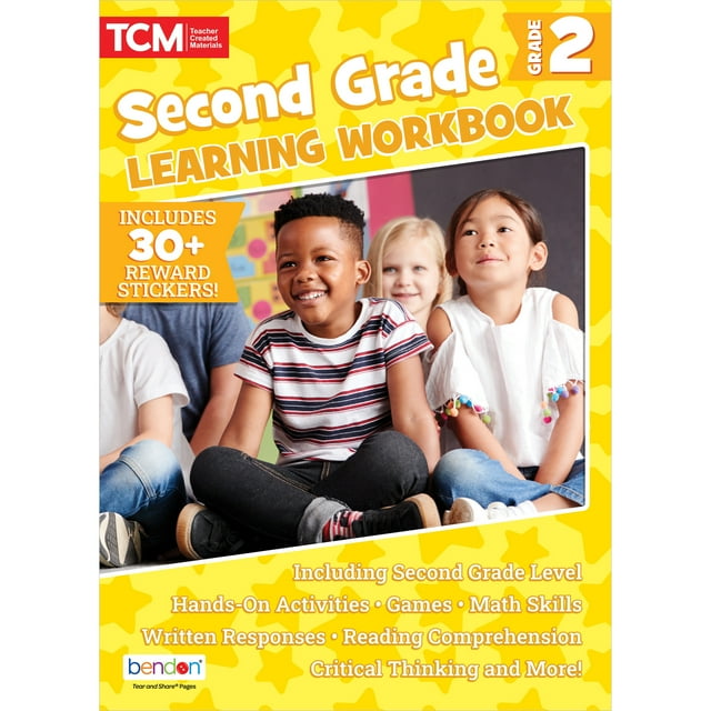 Teacher Created Materials Second Grade, Grade 2, 240 Page Workbook ...