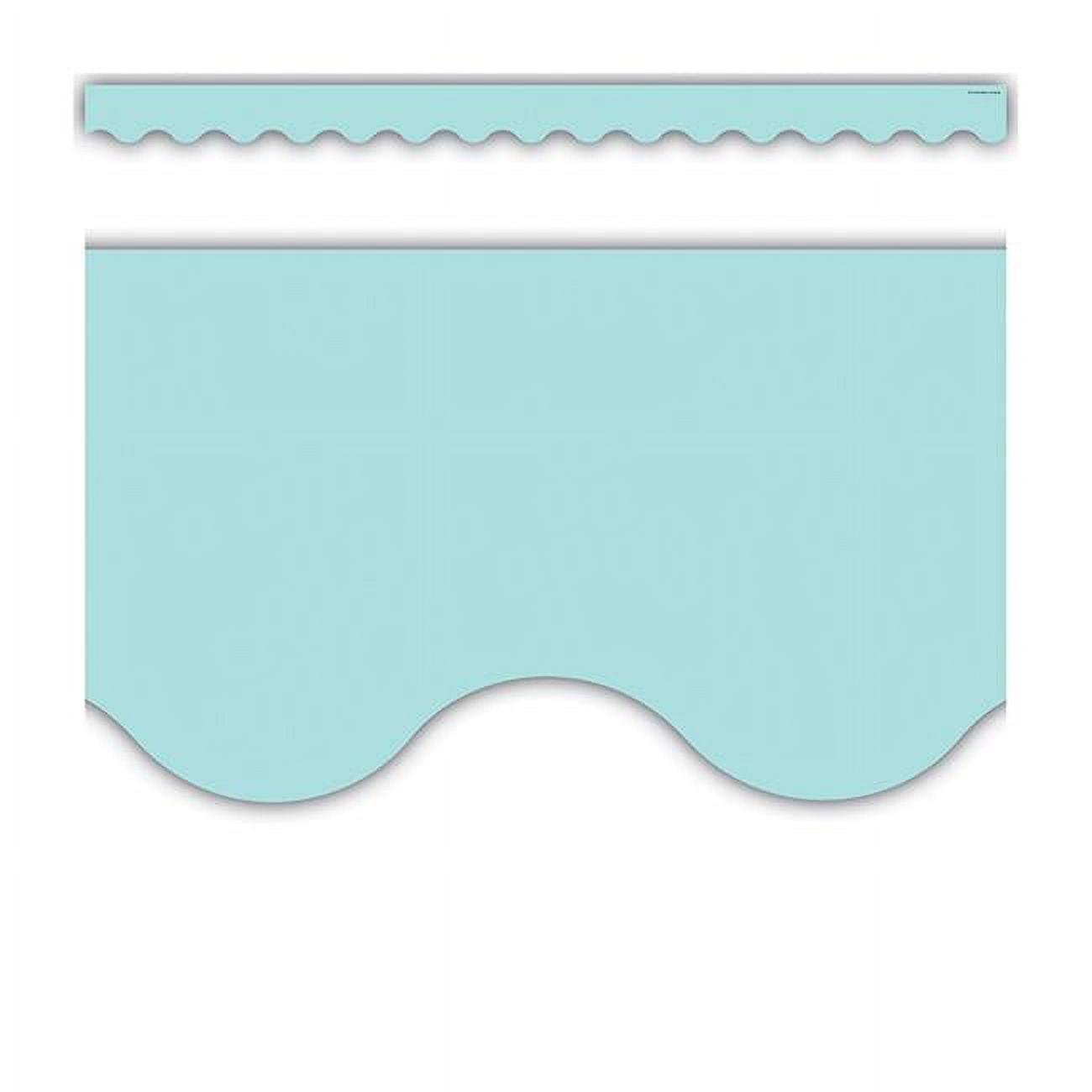 Teacher Created Pastel Blue Scalloped Border Trim (TCR 8426) - Walmart.com