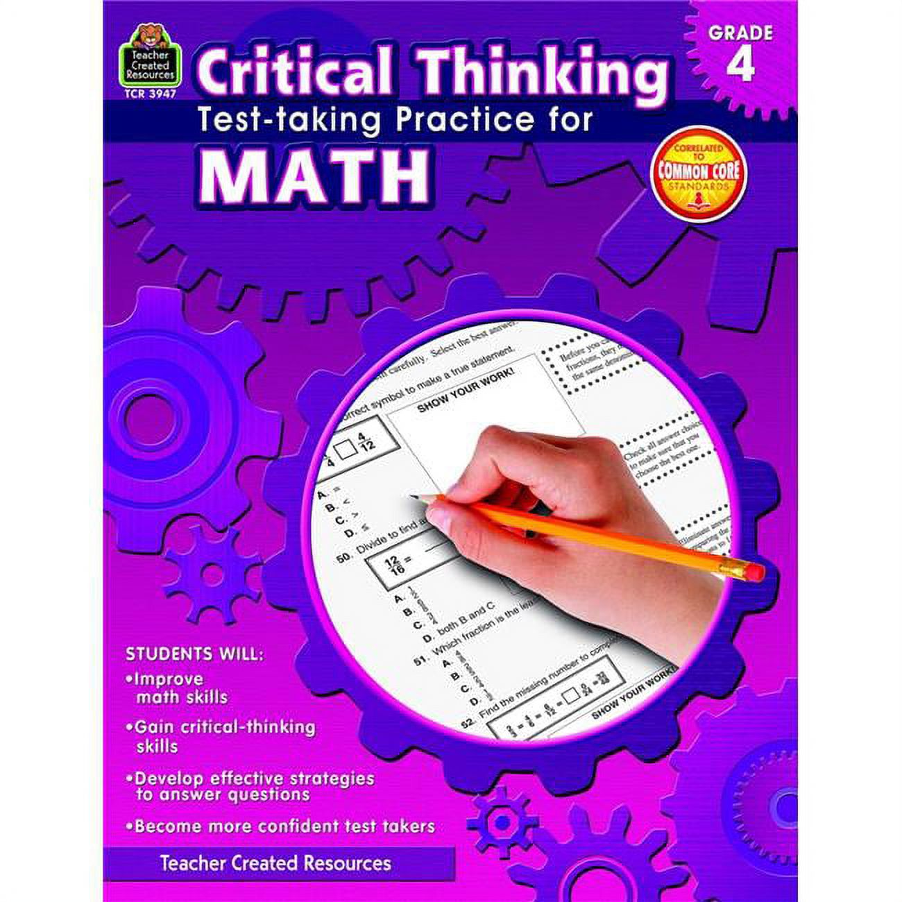 (GR. 4) CRITICAL: MATH TCR3947 - Walmart.com