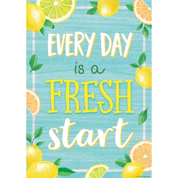 Teacher Created Resources 19" x 13-3/8" Every Day Is a Fresh Start ...