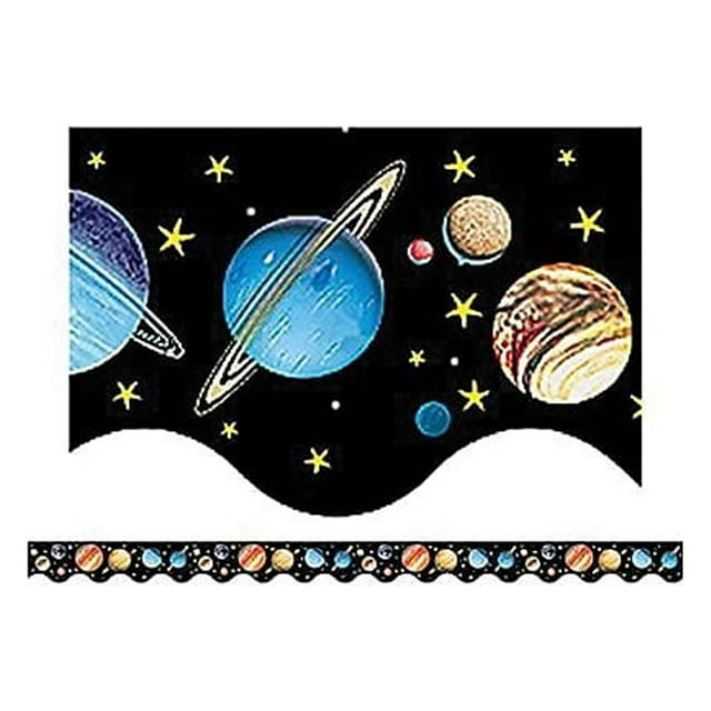 Teacher Created Resources 2.19 x 35 Inch Scalloped Border Trim, 12 ...