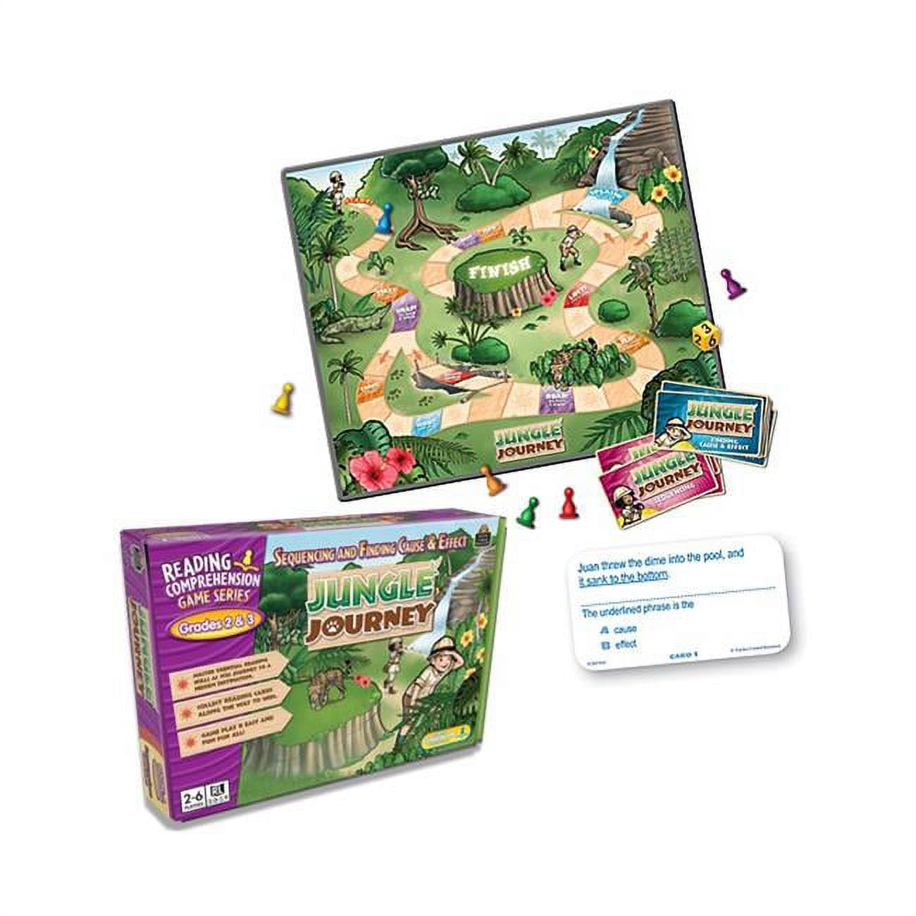 Teacher Created Resources 7829 Jungle Journey Game Grade 2-3 - Walmart.com