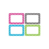 Teacher Created Resources All Grade Name Tags/Label Chevron Multi-Pack ...