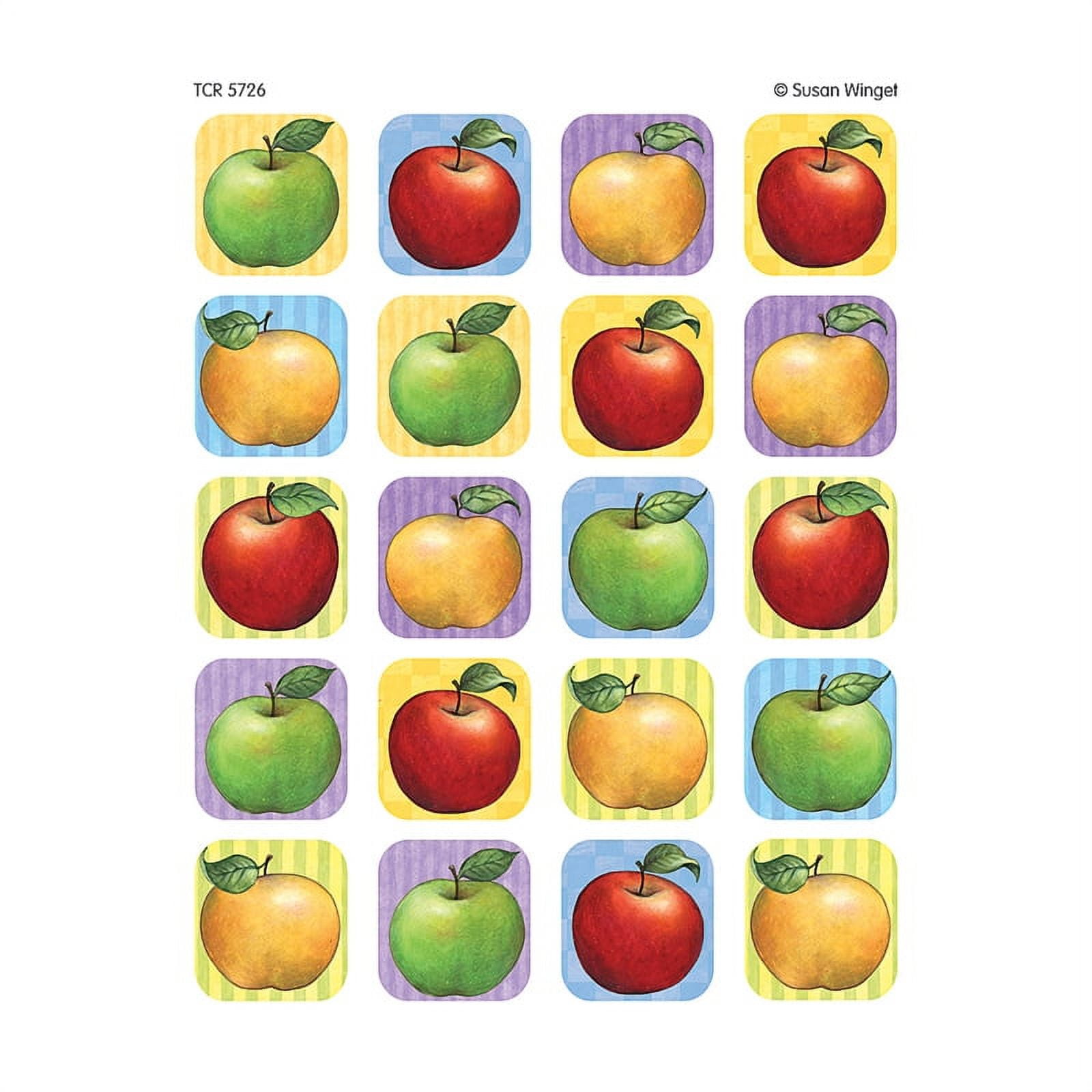 Teacher Created Resources Apple Stickers from Susan Winget, Multi Color ...