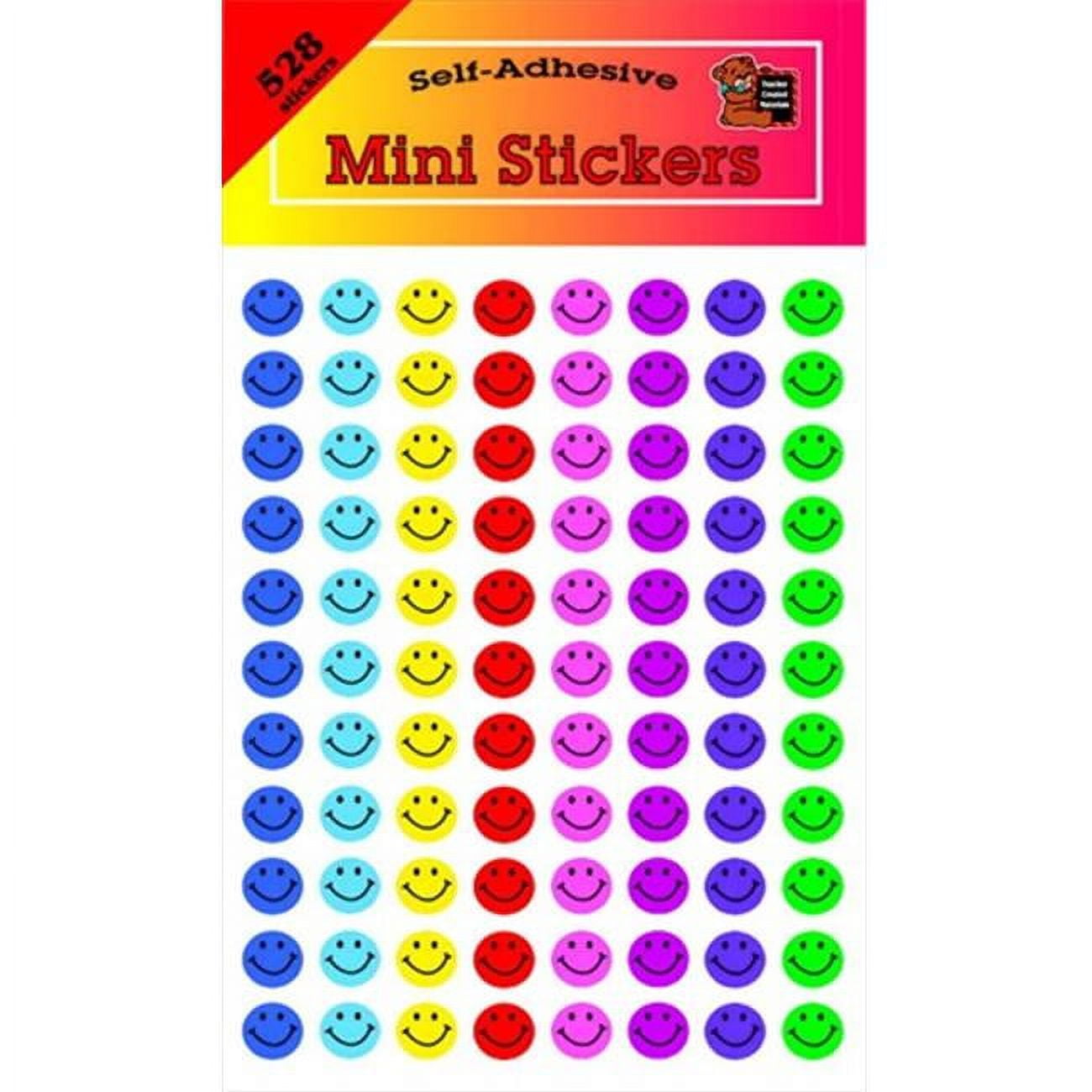 Teacher Created Resources Assorted Colors Smiles Self-Stick Sticker, 3/ ...