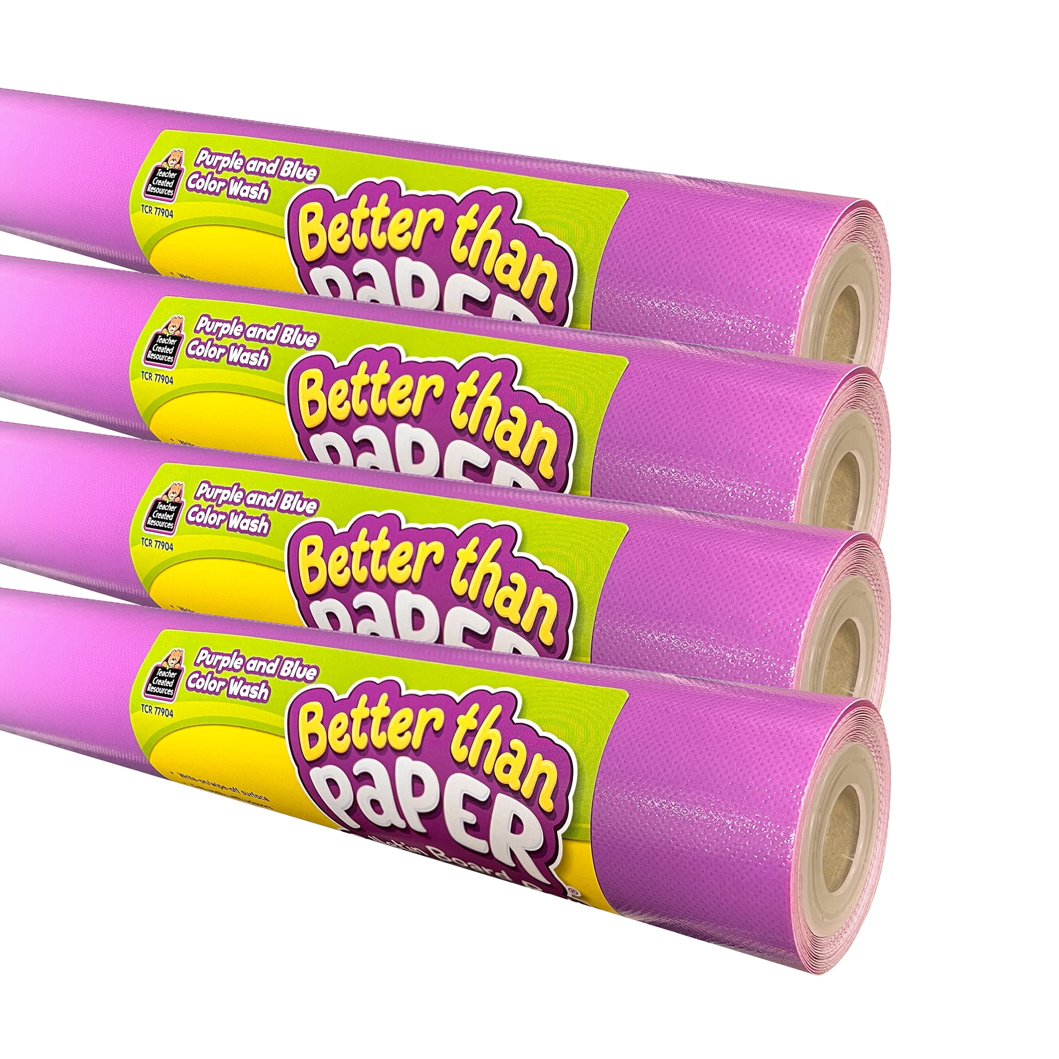 Teacher Created Resources Better Than Paper Bulletin Board Roll, Purple ...