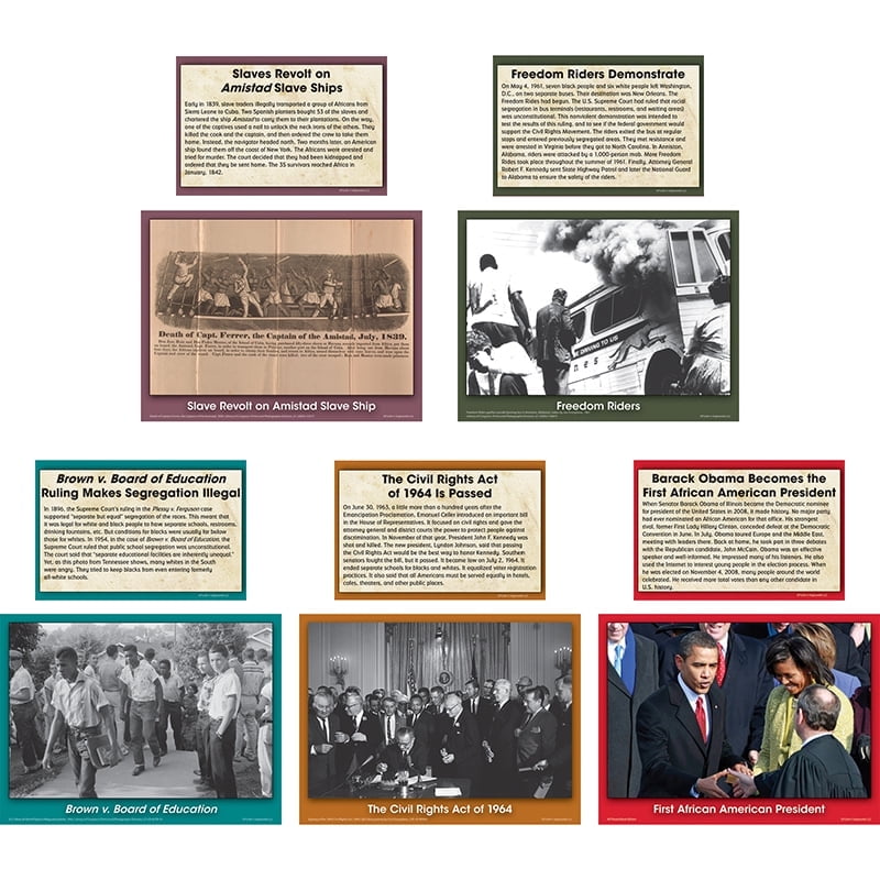 Teacher Created Resources Black History Events Accents, Pack of 48 ...