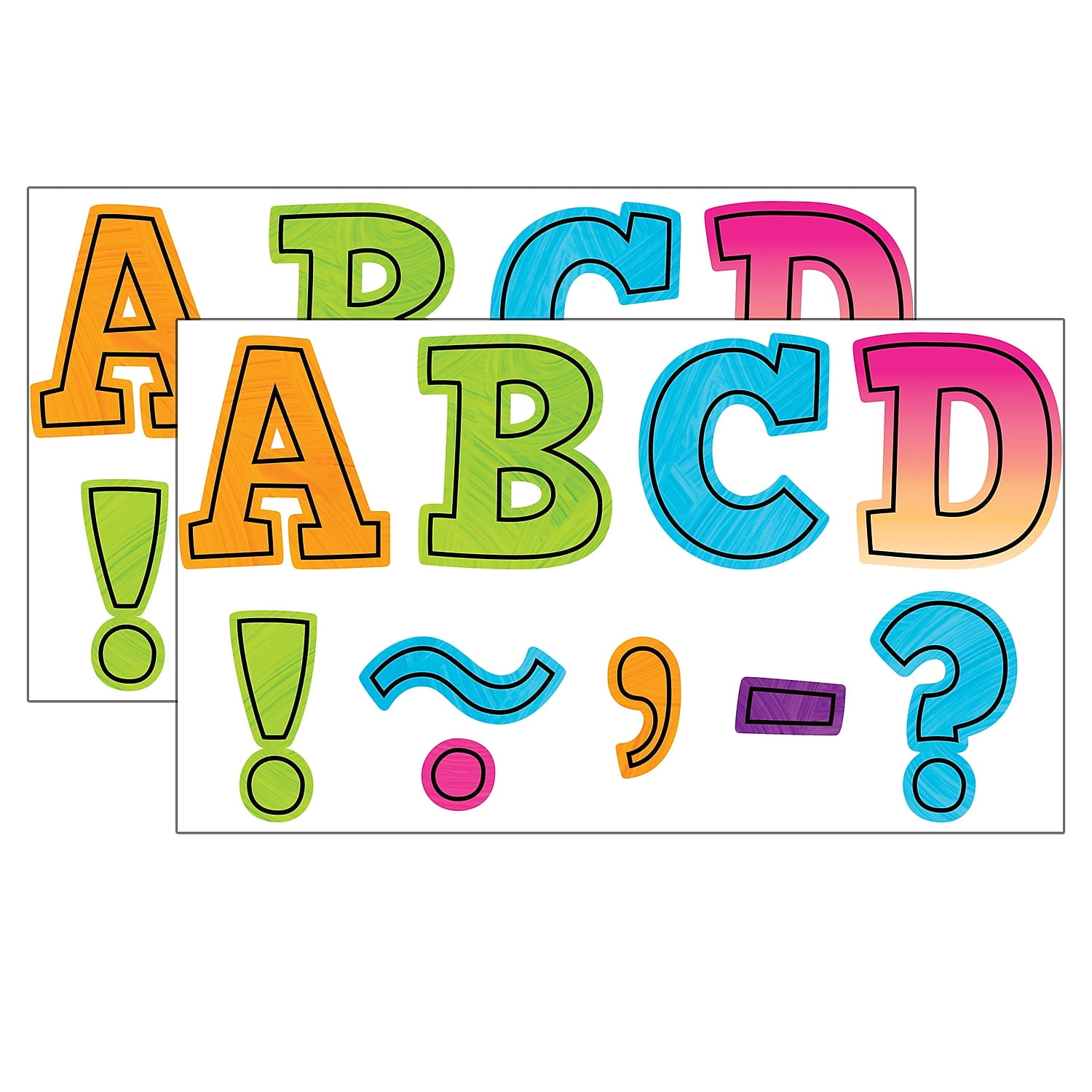 Teacher Created Resources Brights 4Ever Bold Block 3" Magnetic Letters ...