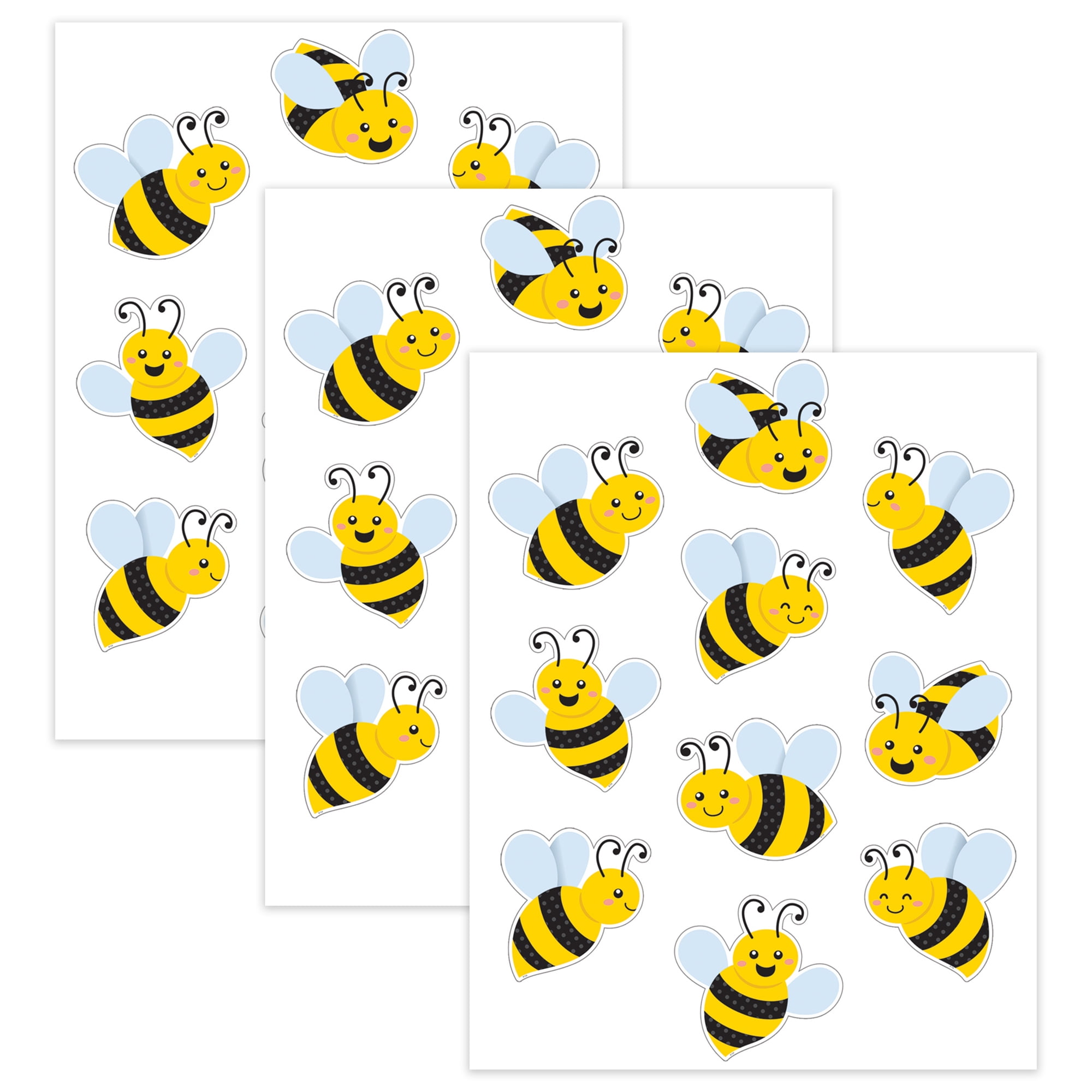 Teacher Created Resources Buzzing Bees Accents, 30 Per Pack, 3 Packs ...