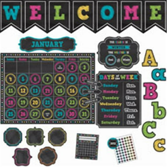 Teacher Created Resources Chalk Brights Accents Board Set - Walmart.com