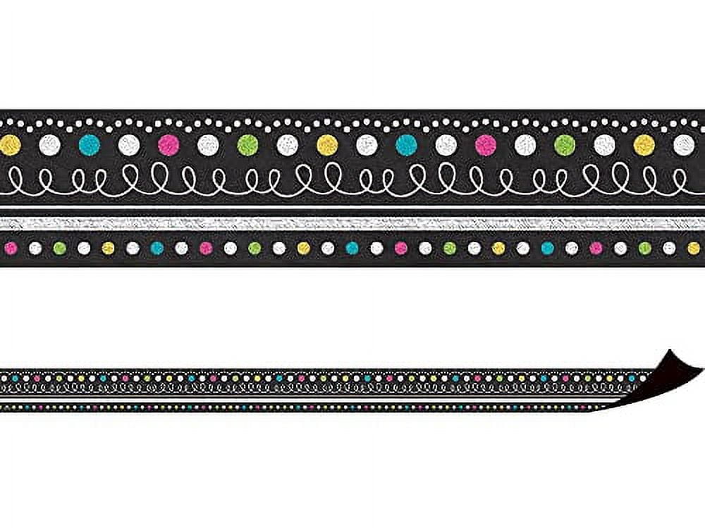 Teacher Created Resources Chalkboard Brights Magnetic Border - Walmart.com