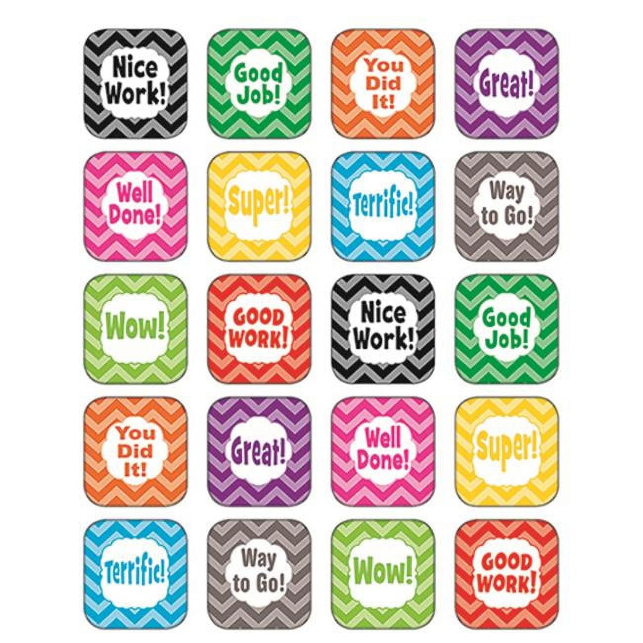Chevron Stickers, Pack of 120 - Walmart.com