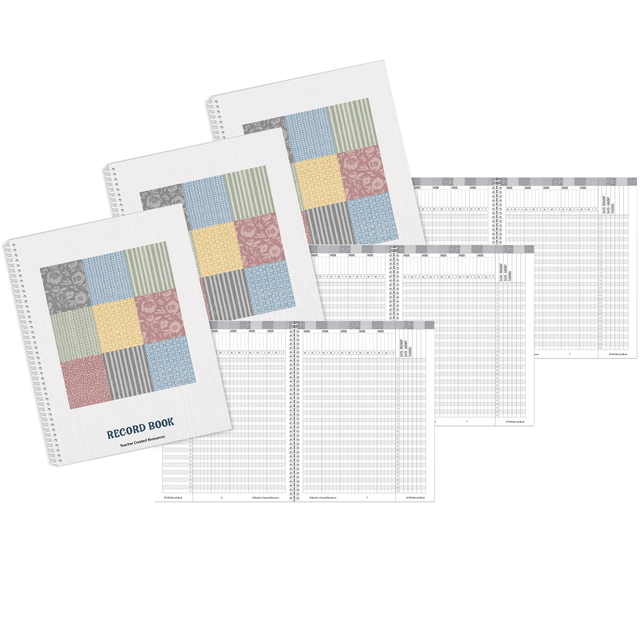 Teacher Created Resources Classroom Cottage Record Book, Pack of 3 ...