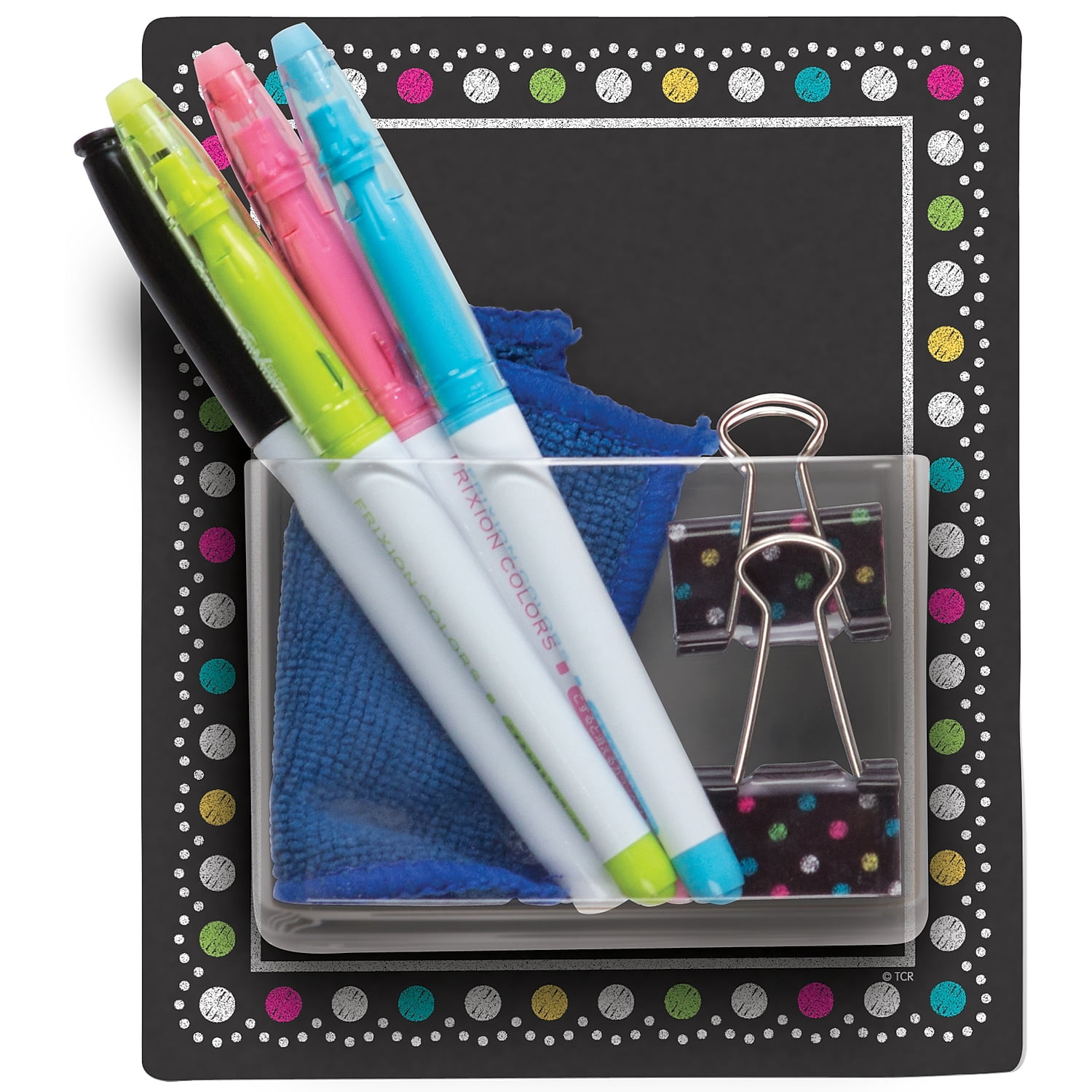 Clingy Thingies Chalkboard Brights Storage Pocket [TCR77377] - Walmart.com