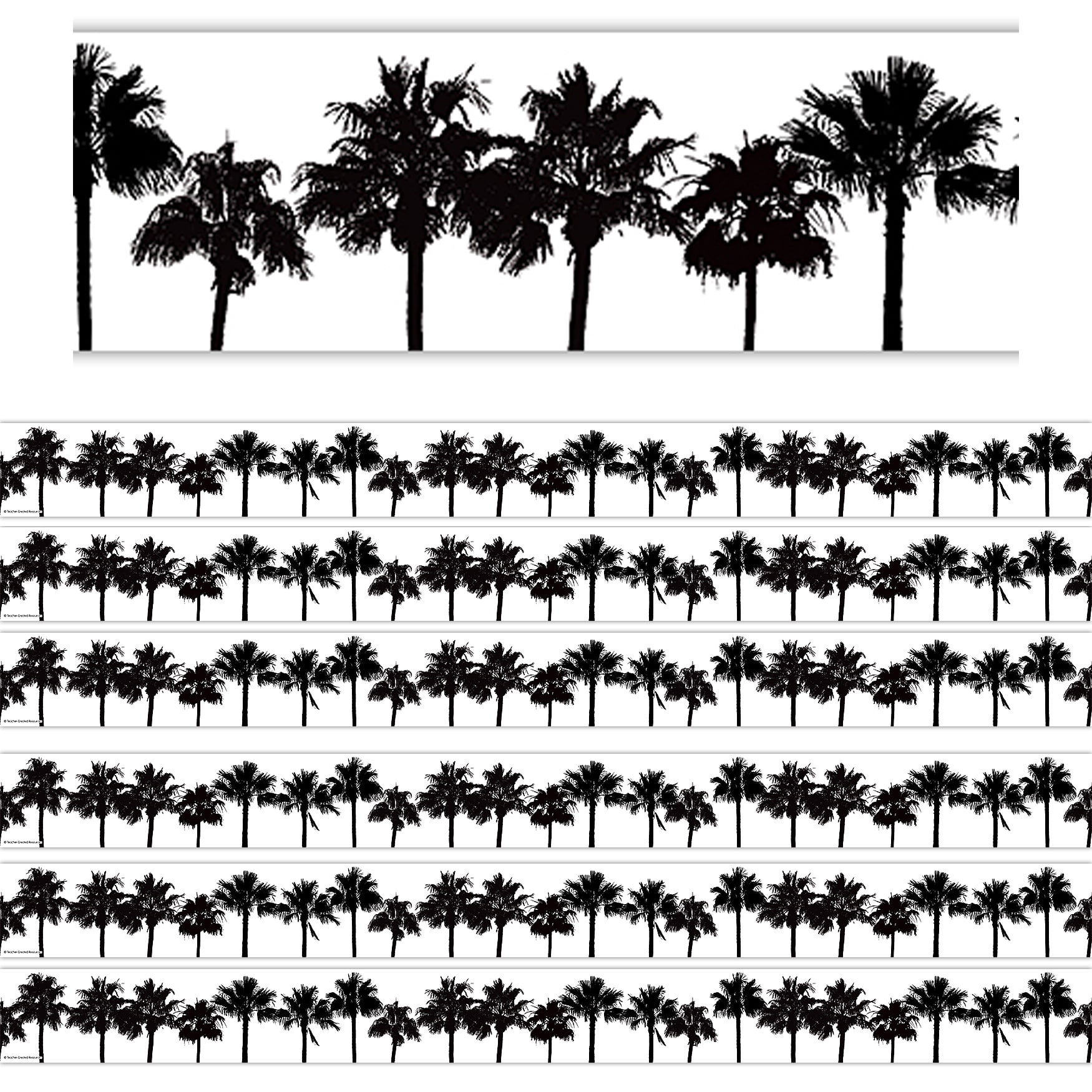 Teacher Created Resources Coco Palms Straight Border Trim, 35 Feet Per ...