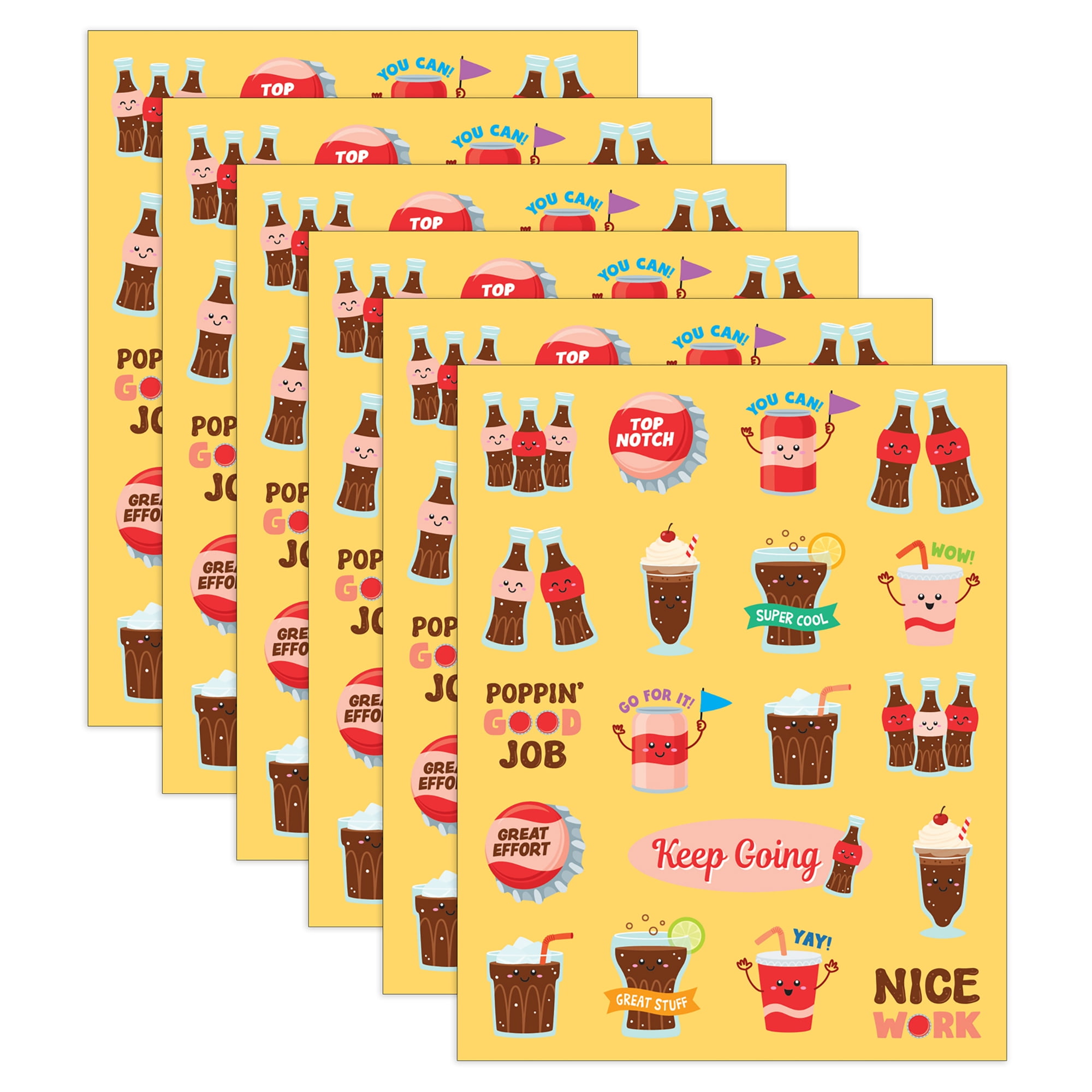 Teacher Created Resources Cola Smelly Stickers, 114 Per Pack, 6 Packs ...