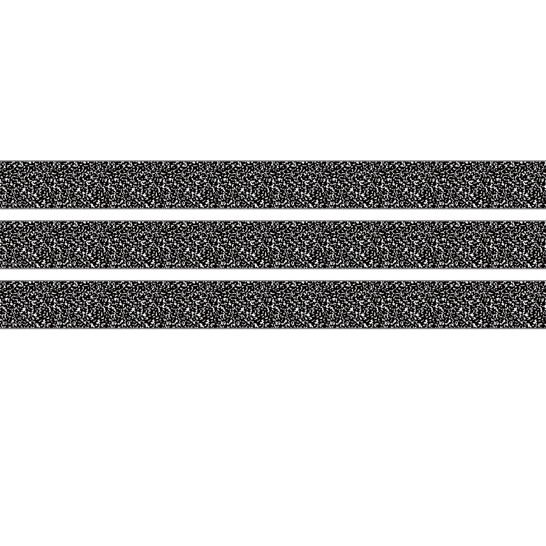 Teacher Created Resources Composition Straight Rolled Border Trim, 50 ...