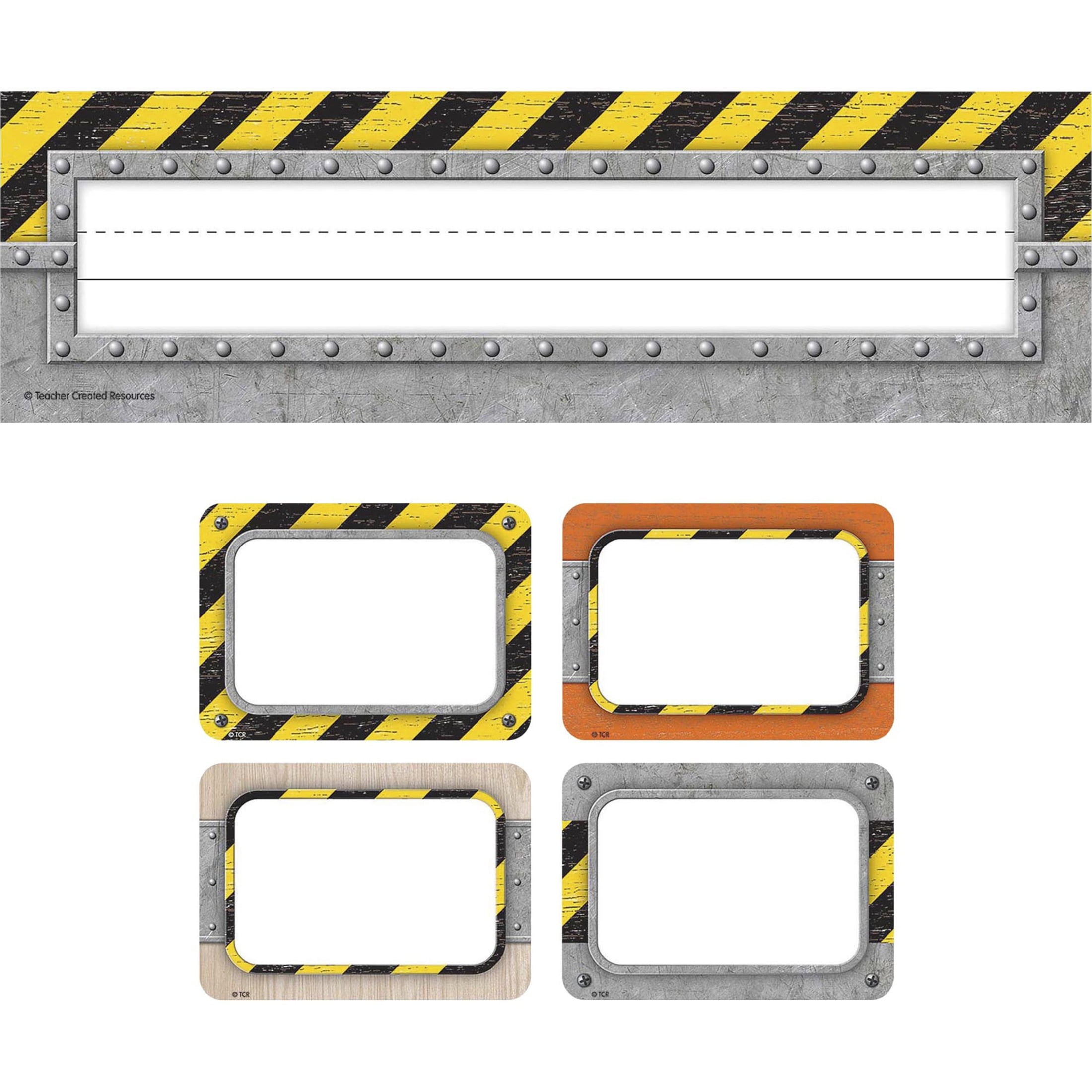 Teacher Created Resources Under Construction Tag Set Fun Theme/Subject ...