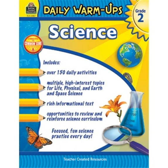 Teacher Created Resources Daily Warm Ups Science Grade 4 Book - Walmart.com
