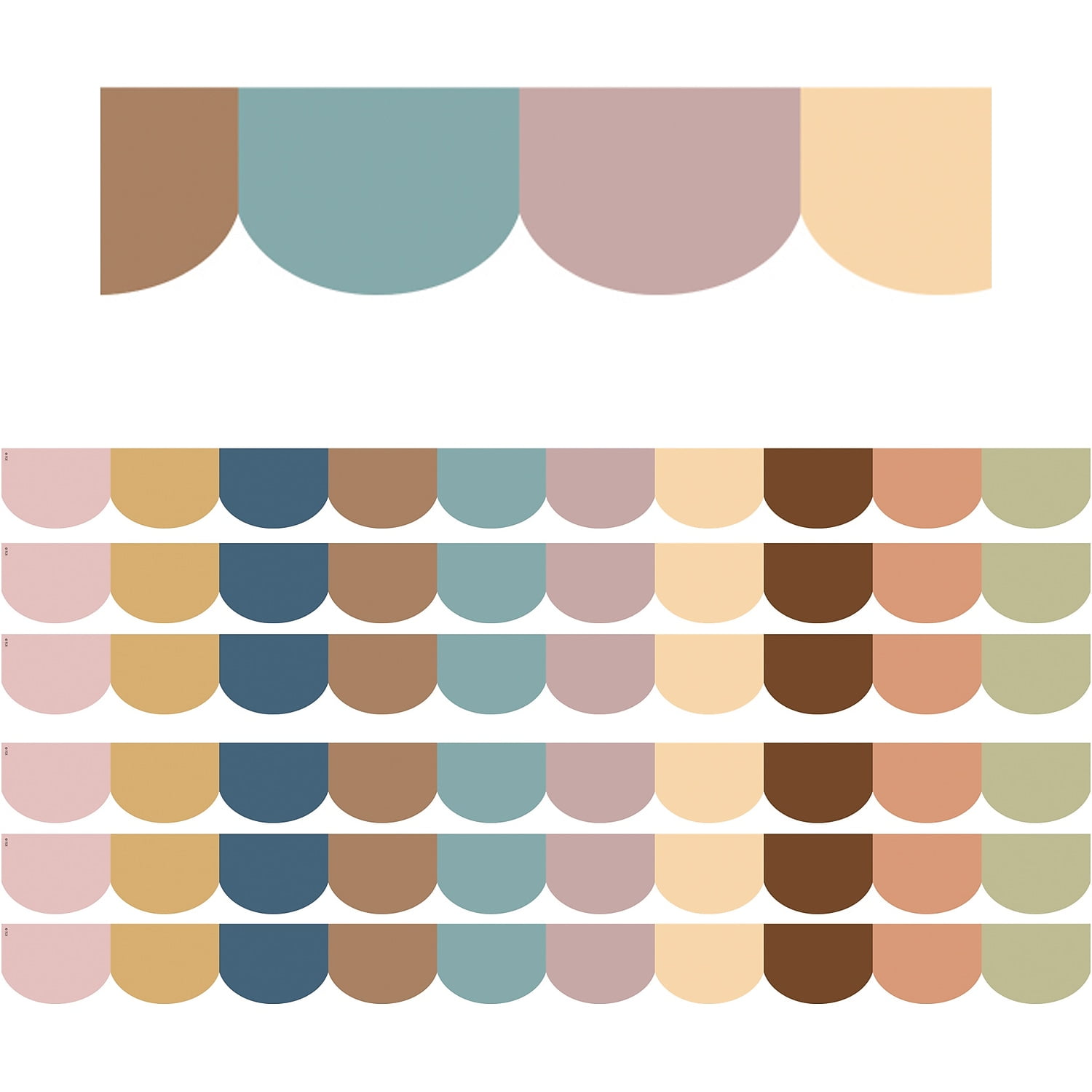 Teacher Created Resources Everyone is Welcome Scalloped Die-Cut Border ...