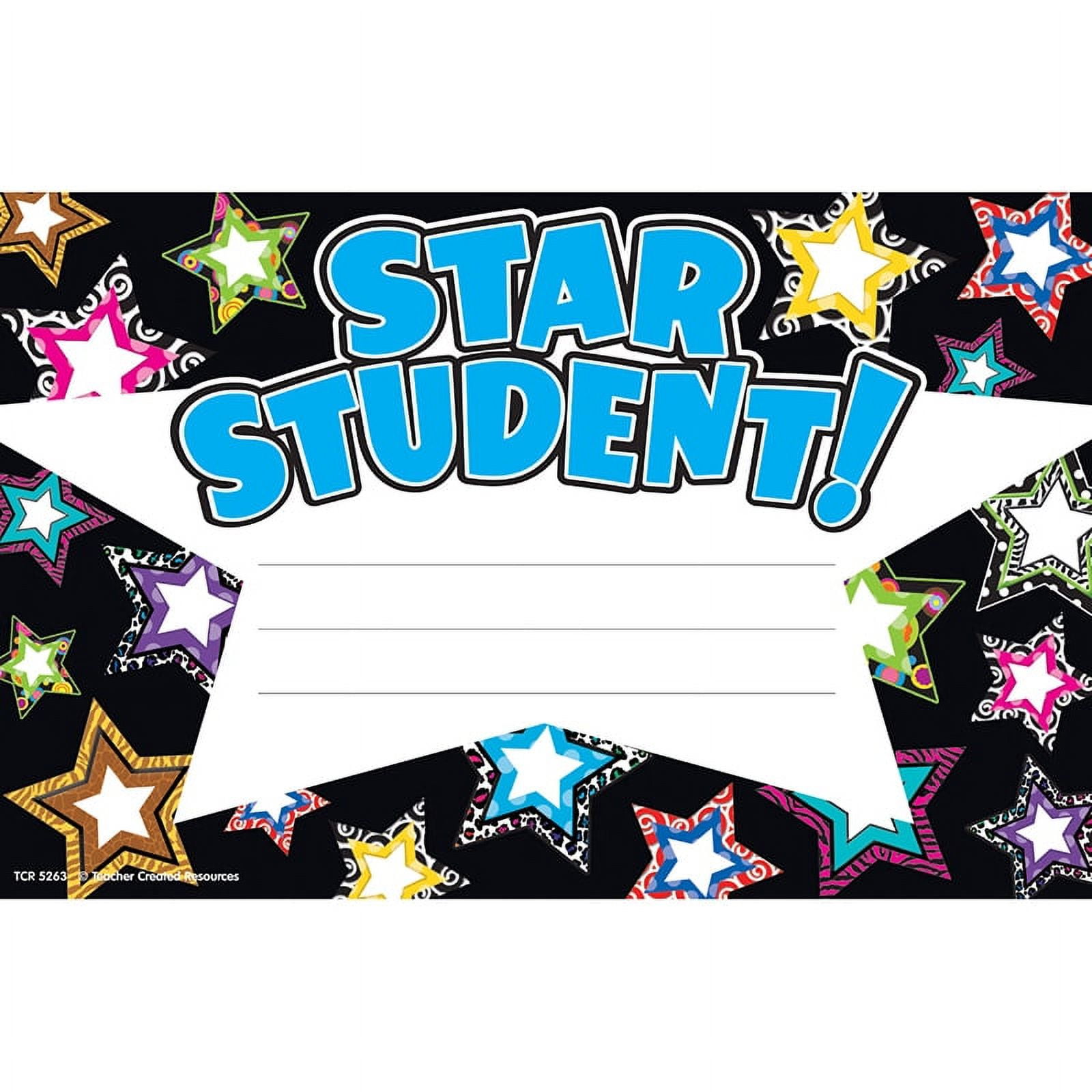 Teacher Created Resources Fancy Stars Star Student Awards 5263 ...